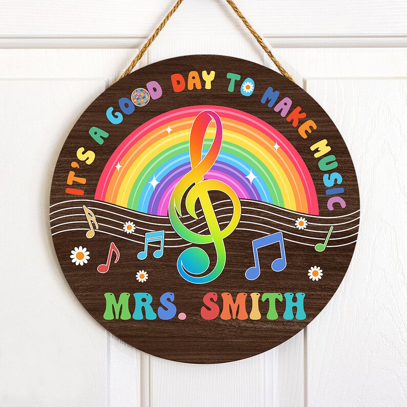 It's Good Day to Make Music, Music Teacher Sign, Music Classroom Door ...