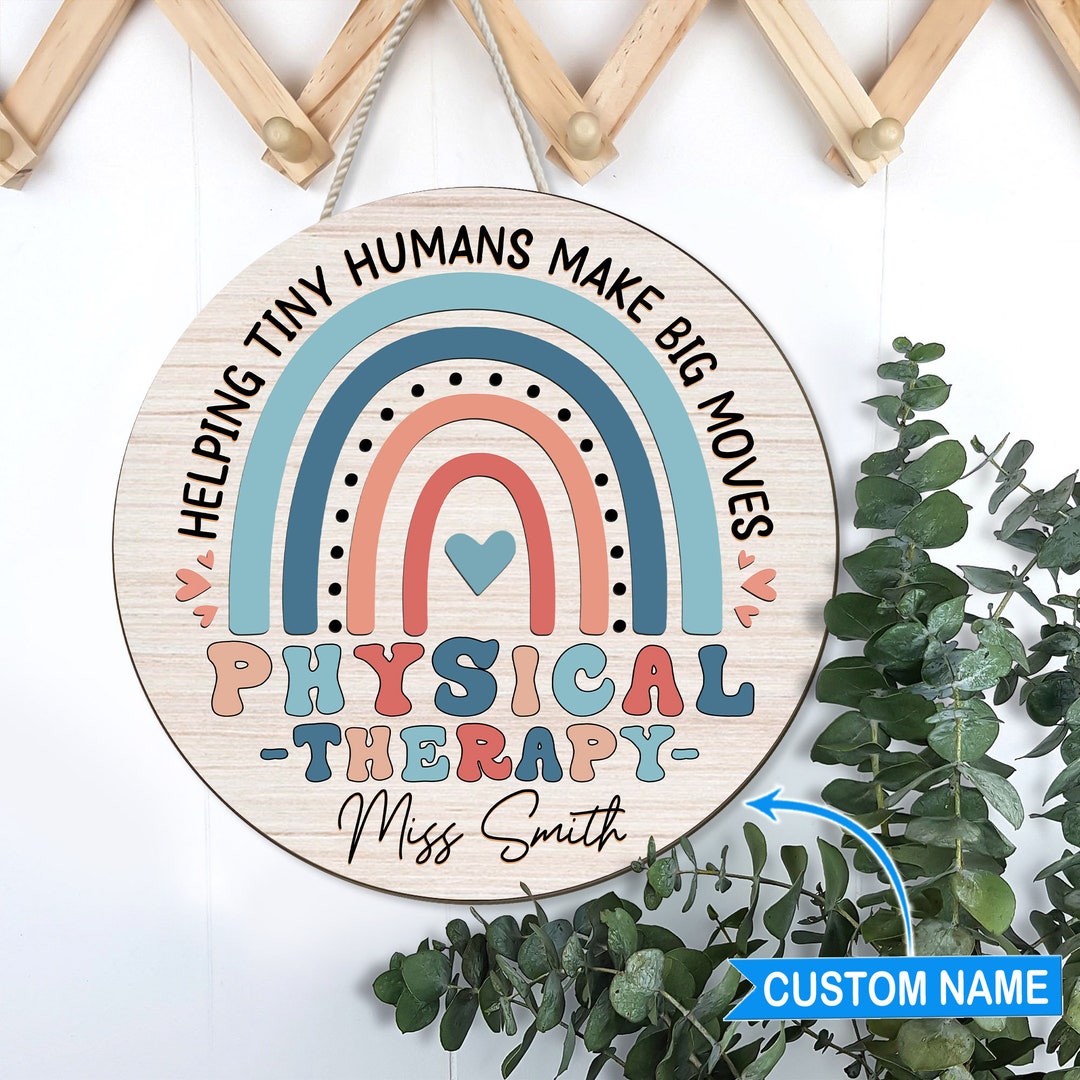 Physical Therapist Door Sign, Speech Therapy Decor, Physical Therapy ...