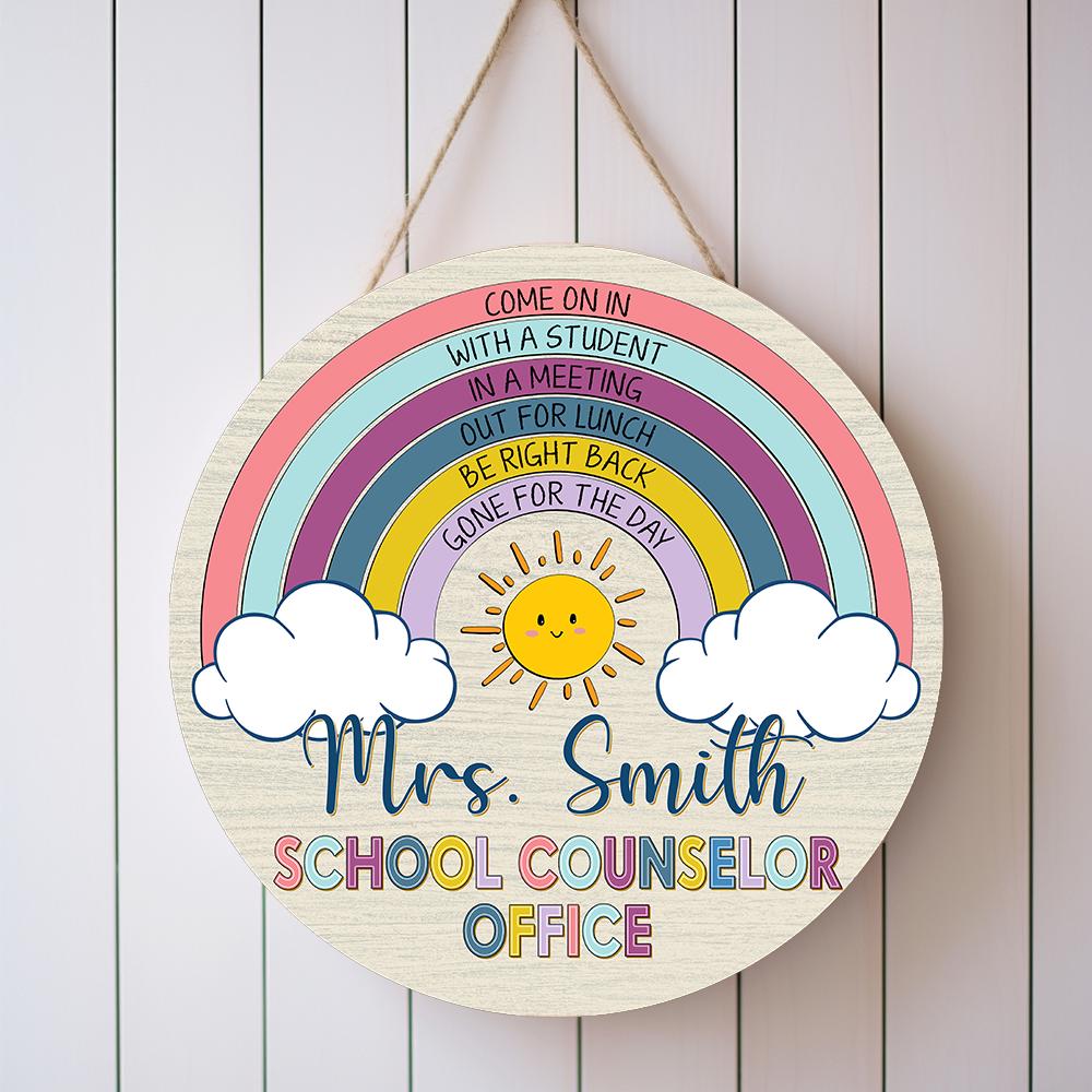 School Counselor Office Sign, Counselor Office Door Hanger, Teacher ...