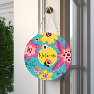 Welcome Sign, Summer Door Sign, Cute Summer Beach Door Sign, Welcome ...