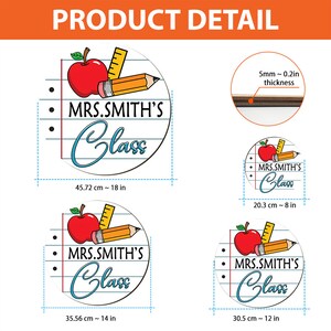 Custom Teacher Door Sign, Teacher Name Sign, Classroom Welcome Sign ...