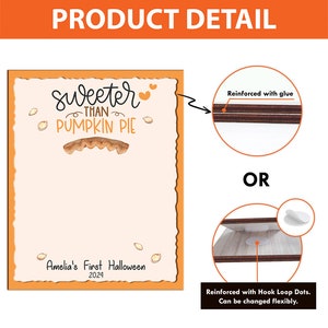 Sweeter Than Pumpkin Pie, Footprint Pumpkin Pie Keepsake, First ...