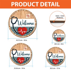 Personalized Nurse Door Hanger, Nurse Door Sign, New Nurse Gift, School ...