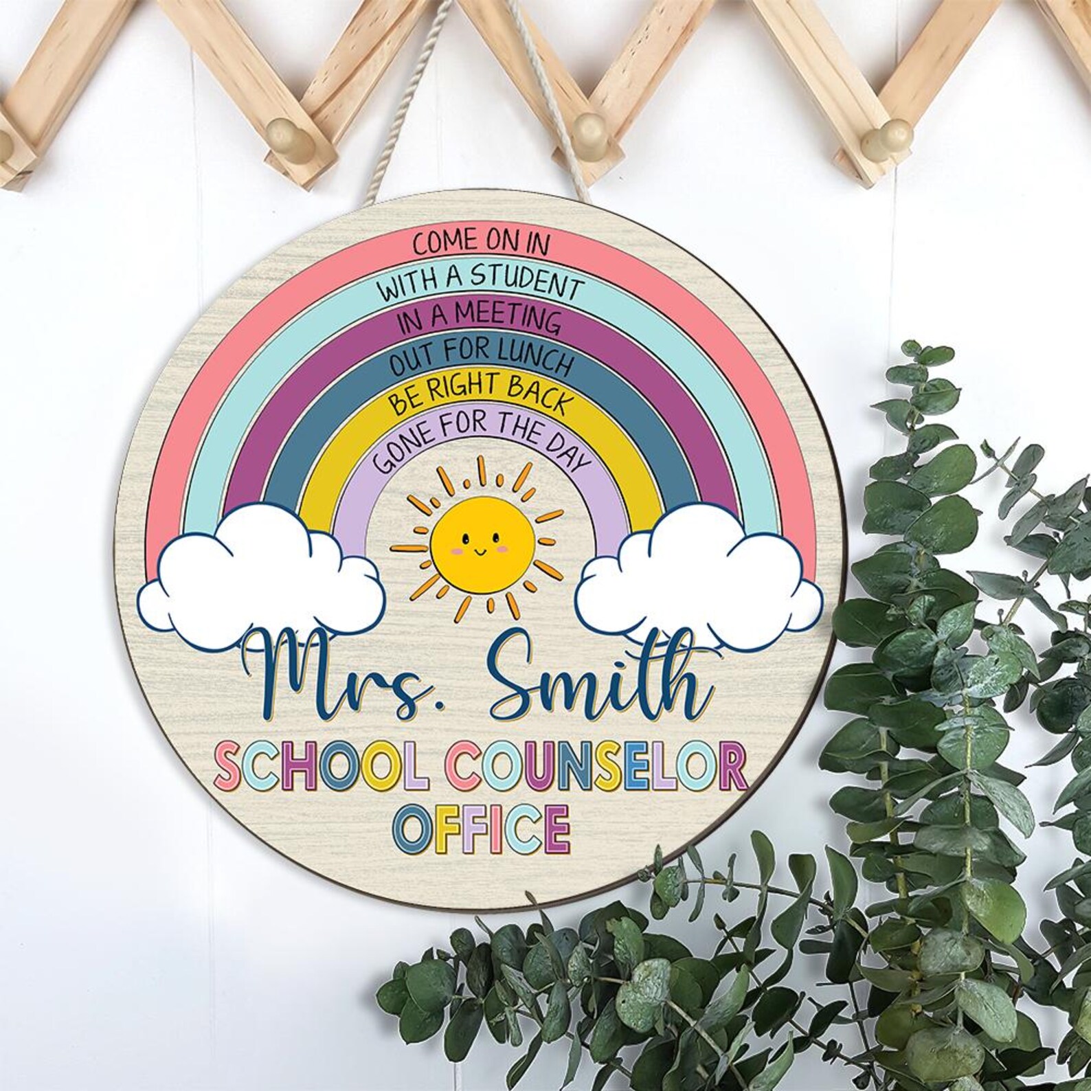 School Counselor Office Sign, Counselor Office Door Hanger, Teacher ...
