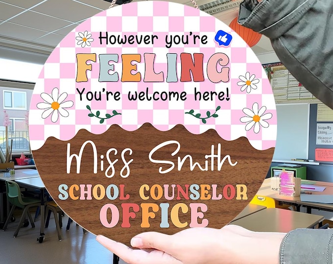 School Counselor Office Sign, Counselor Office Sign, Teacher Sign ...