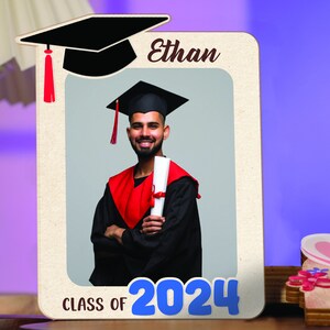 Fridge Photo Magnet, Custom Graduation Photo Magnet,graduation Gift ...