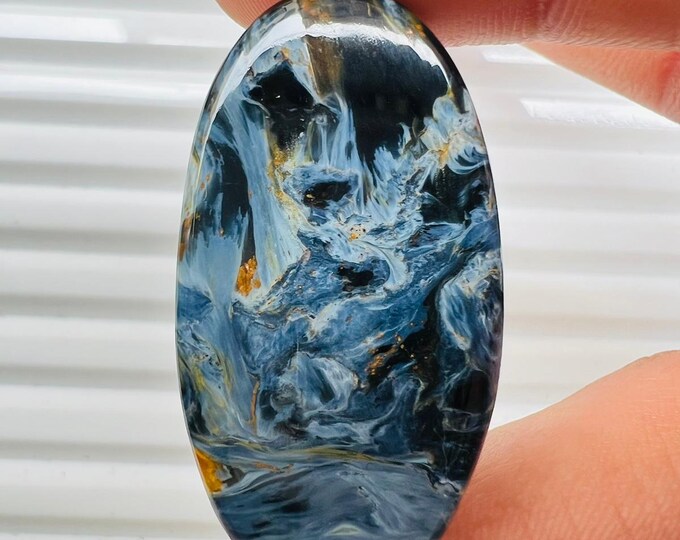 Natural Blue Fire Pietersite Oval Cabochon Pietersite Gemstone ...