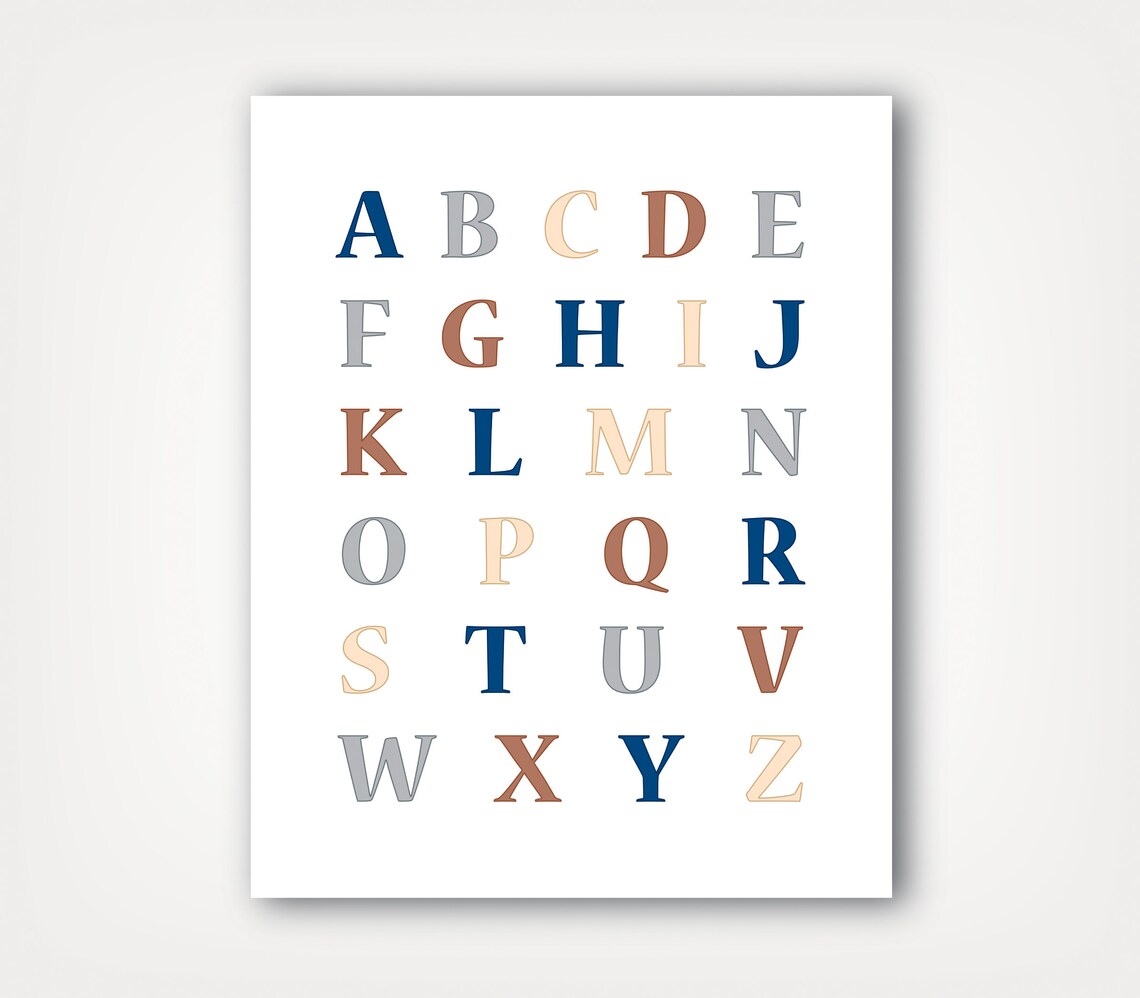 Cyrillic Alphabet Printable | Serbian and English Alphabet Set | Azbuka ...
