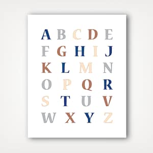 Cyrillic Alphabet Printable Serbian and English Alphabet Set Azbuka ...