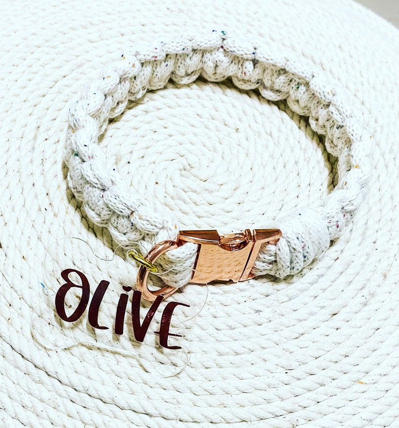 Macrame Dog Collar - Etsy