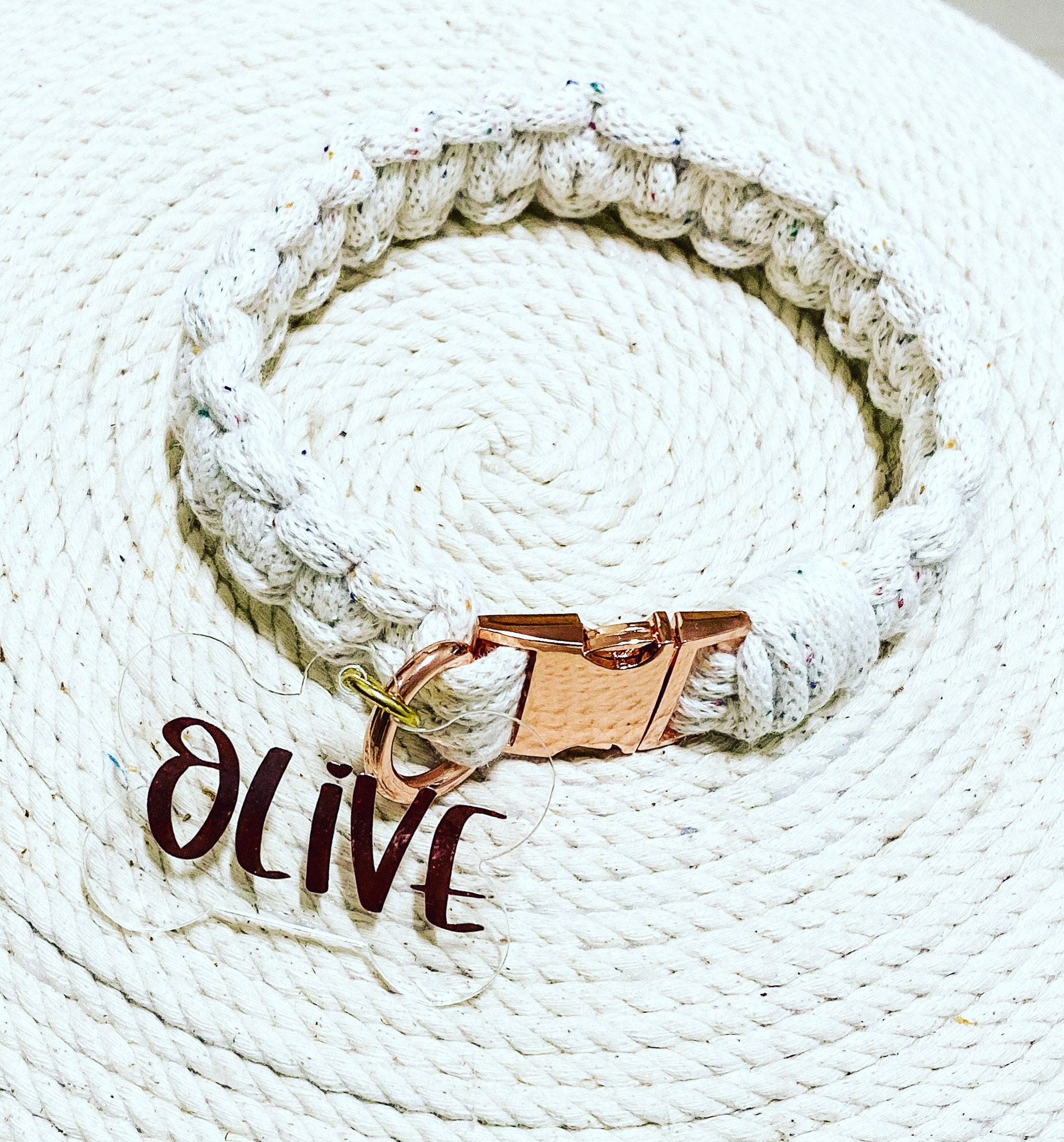 Macrame Dog Collar - Etsy