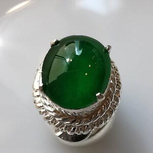 ICE Icy Jadeite 玻璃种帝王绿 Natural Jadeite Jade Grade A Very Very Icy ...