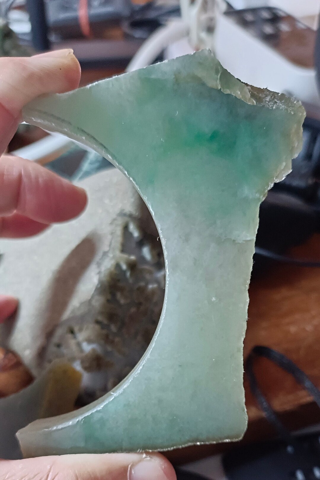 470 Carat // Myanmar Jadeite Jade // Natural Grade A // Large Slab ...