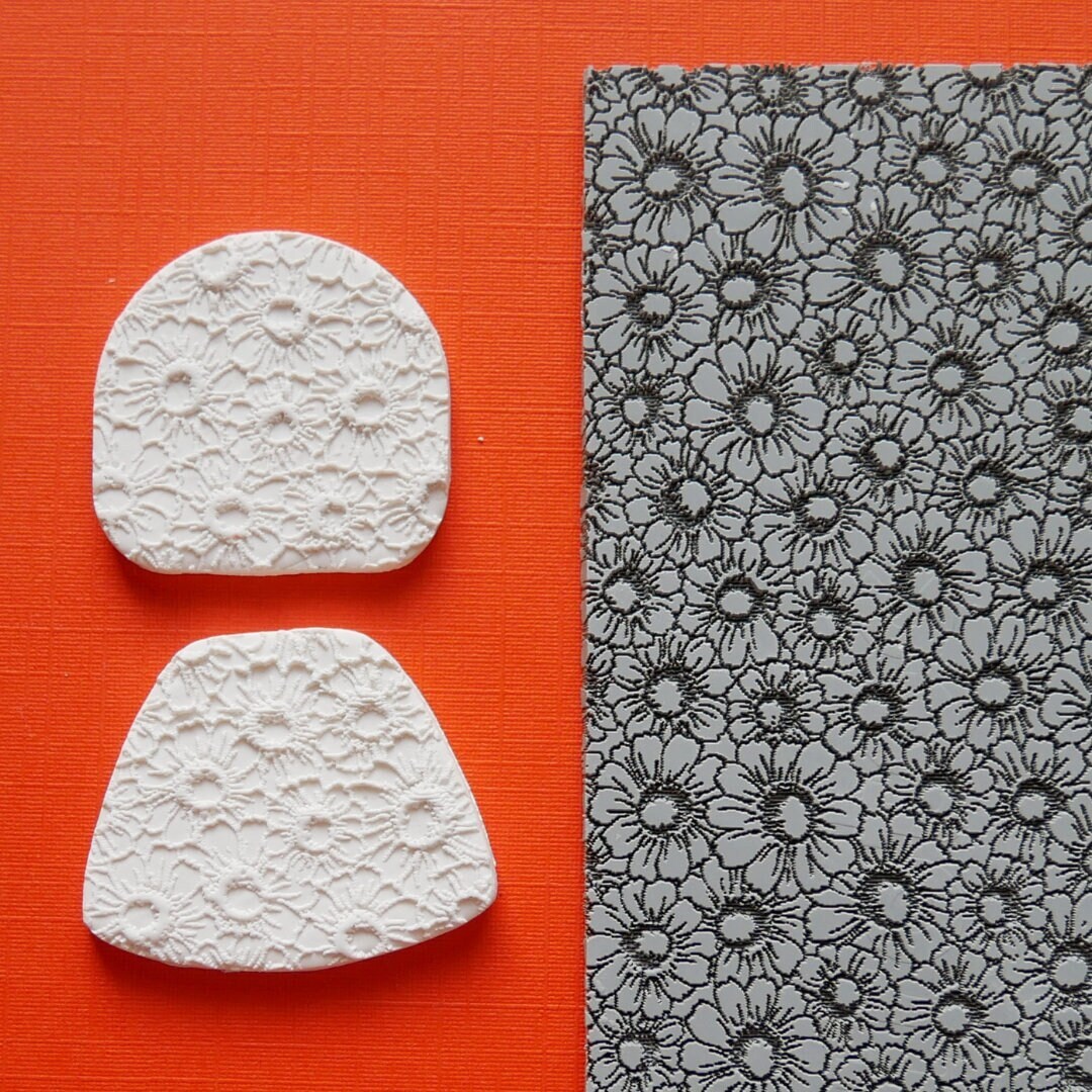 Polymer Clay Texture Mat Rubber Texture Sheet Polymer Clay Craft ...