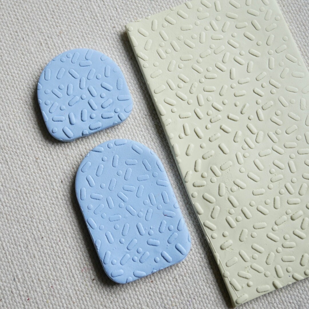 Polymer Clay Texture Mat | Rubber Texture Sheet | Polymer Clay | Craft ...