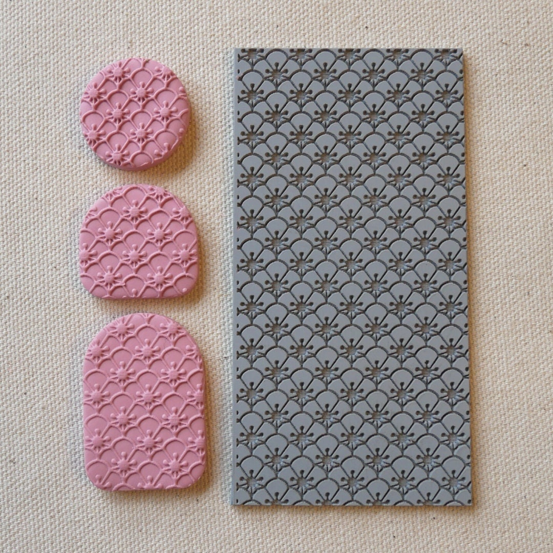 Polymer Clay Texture Mat Rubber Texture Sheet Polymer Clay Craft ...