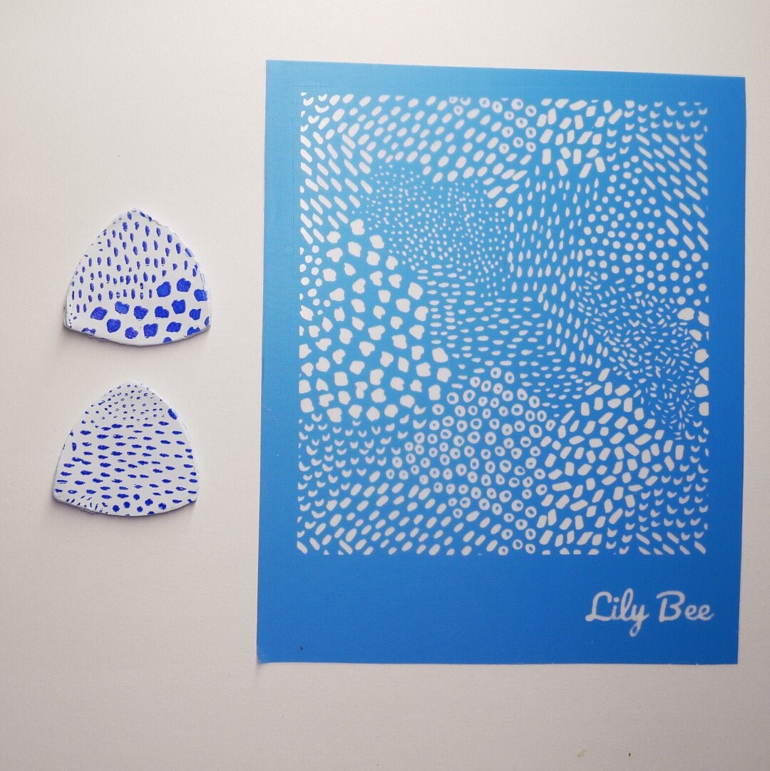 Silk Screen Stencils For Polymer Clay024 Etsy silk-screen-stencils-for-polymer-clay024-etsy