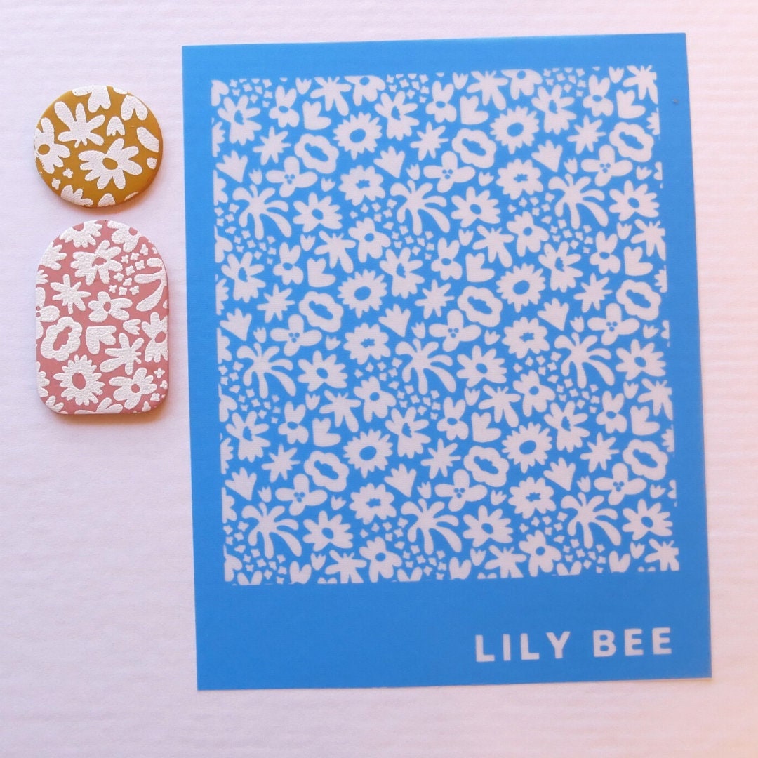 Silk Screen Stencils for Polymer Clay/ Silkscreens / Clay Art / Clay ...