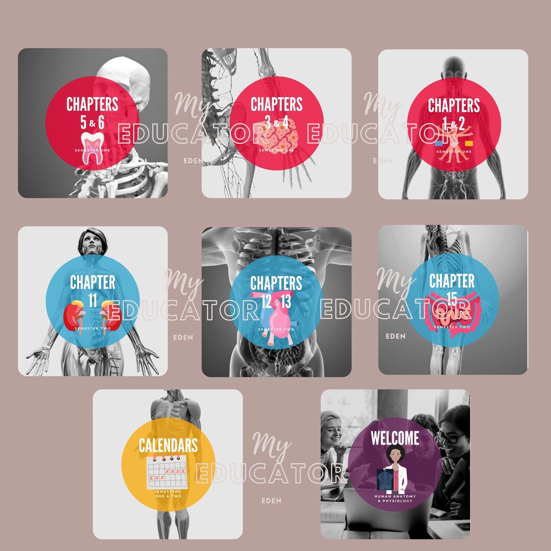 Biology/anatomy Digital Templates - Customizable Teacher Download for ...