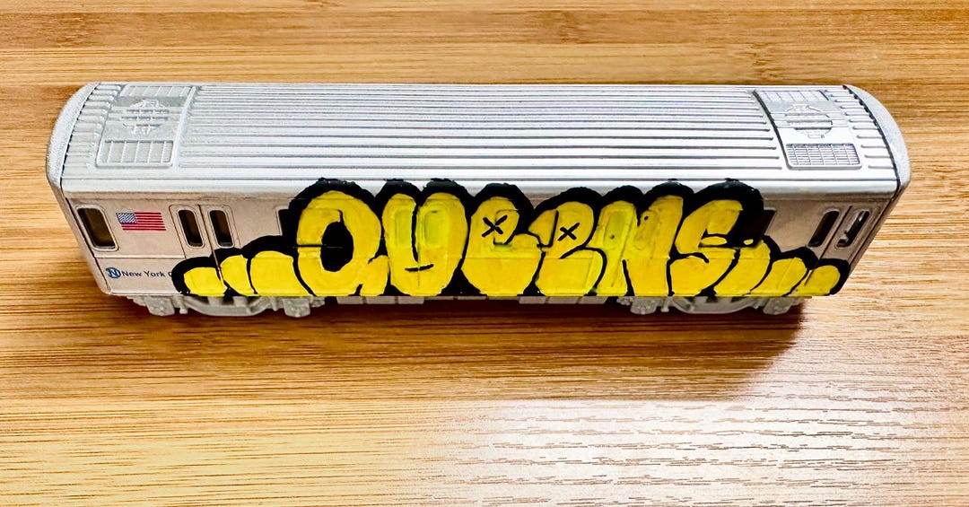 New York MTA Subway Train Art NYC Queens Graffiti - Etsy