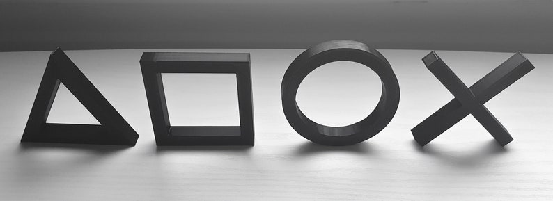 Sony Playstation Shapes / Symbols | Lots of Colours! | Gaming Decor by ...
