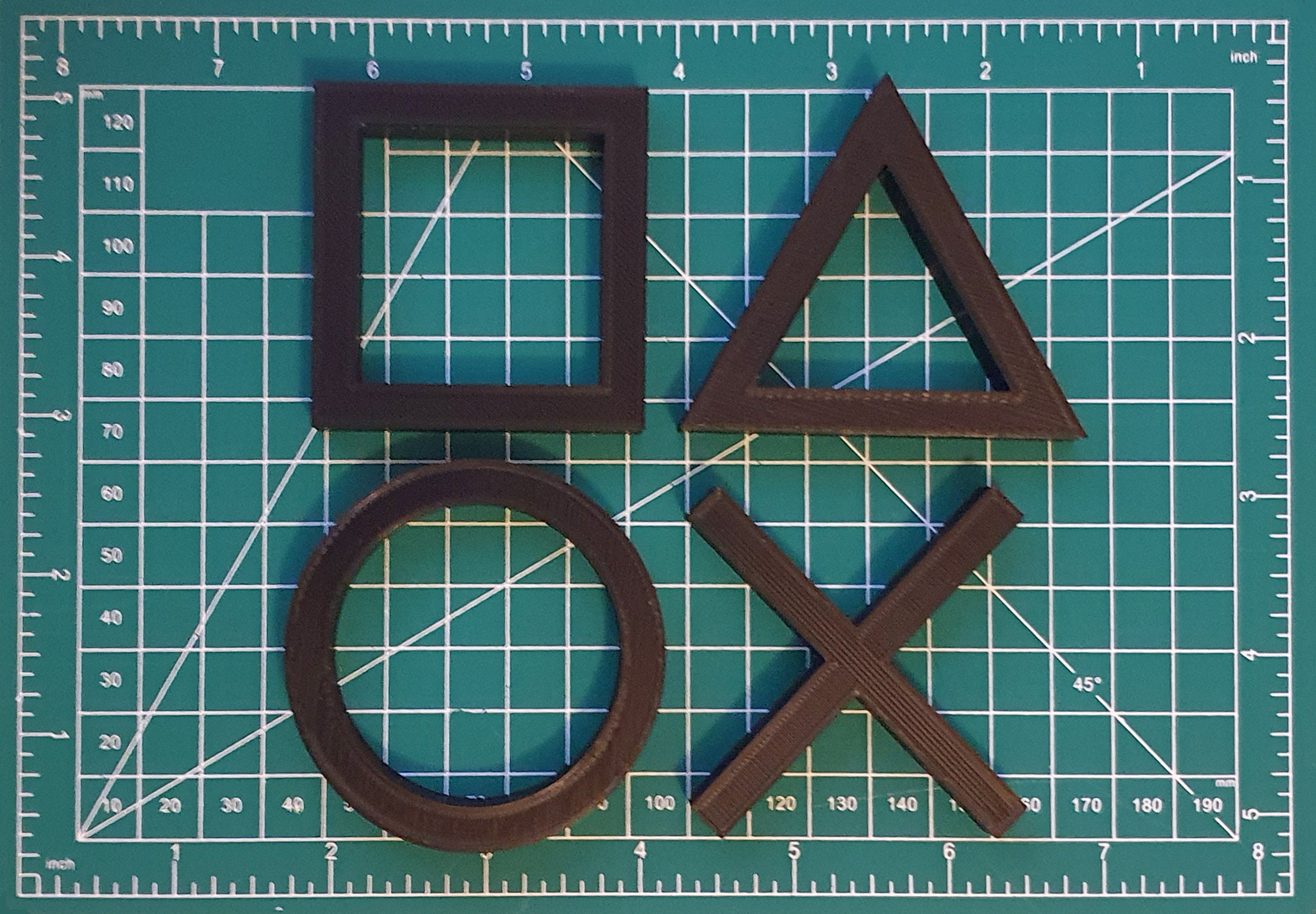 Sony Playstation Shapes / Symbols Gaming Decor by POID - Etsy