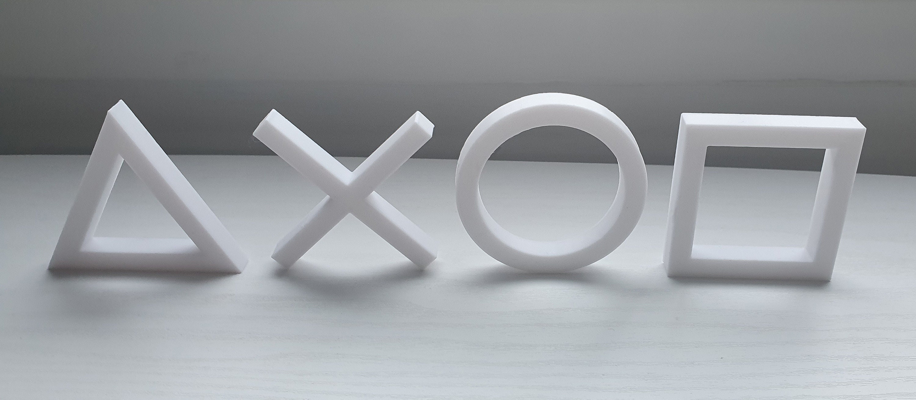 Sony Playstation Shapes / Symbols Gaming Decor by POID - Etsy