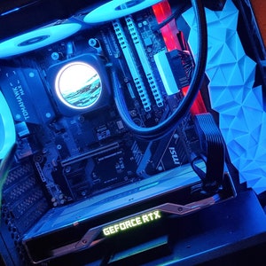 Ice Shard PC Decor Case Mod Design Easy Install PC Tower - Etsy