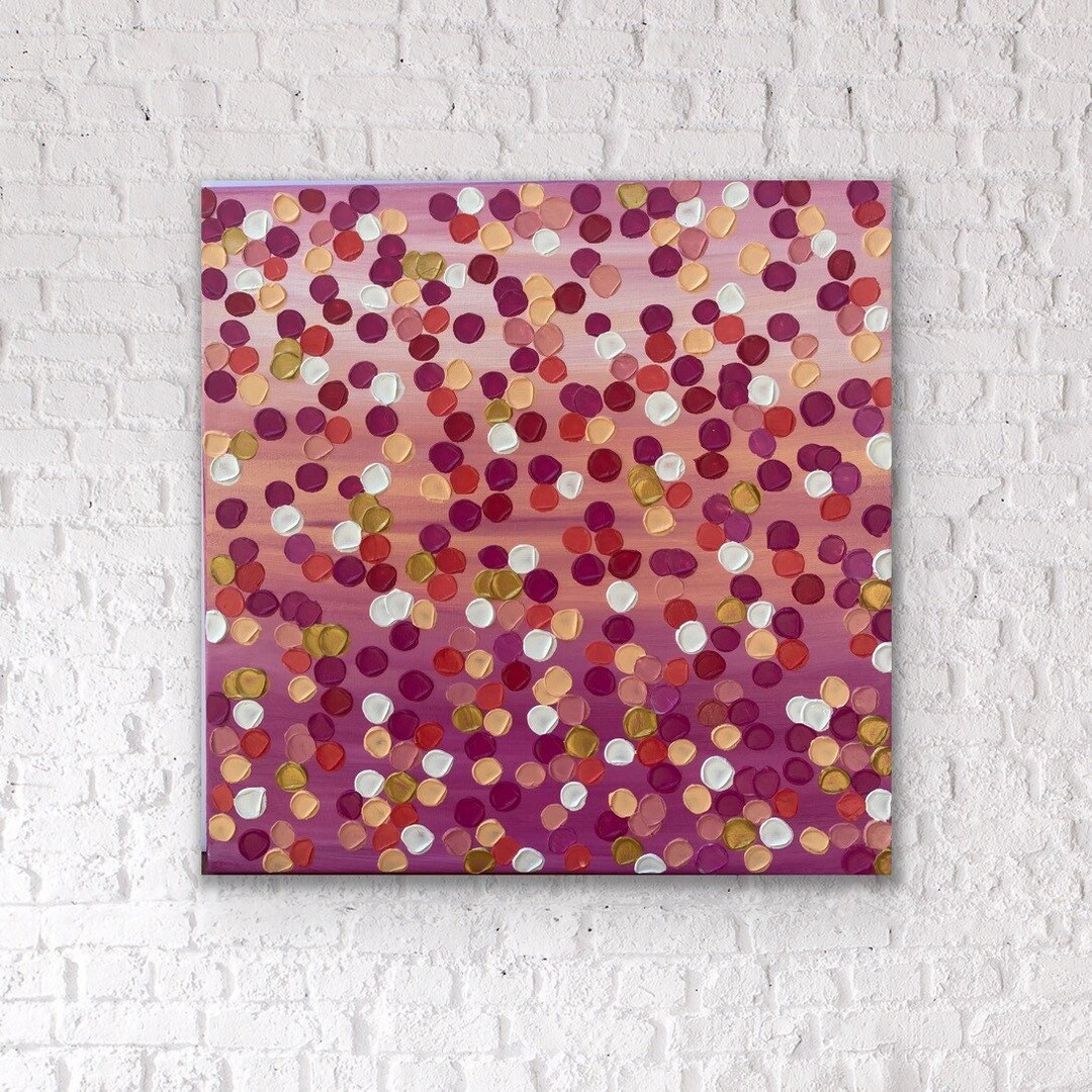 Original Impasto Acrylic Painting | Palette Knife Strokes | Abstract ...