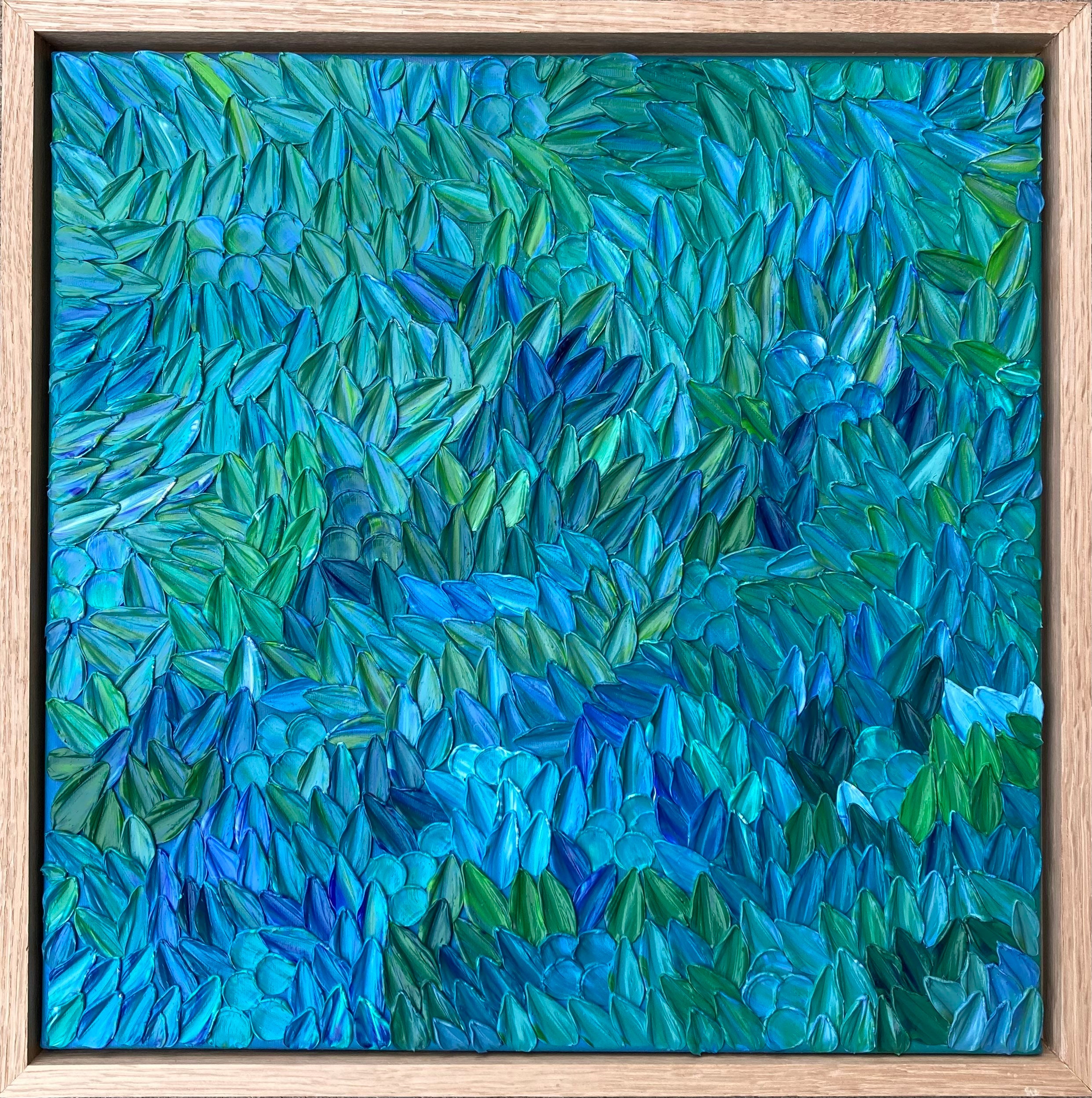 Heavy Texture Oil Painting | Original Abstract Impasto | Palette Knife ...