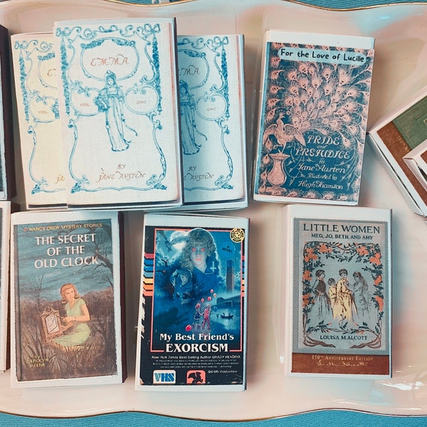 Book Cover Matchbox - Etsy