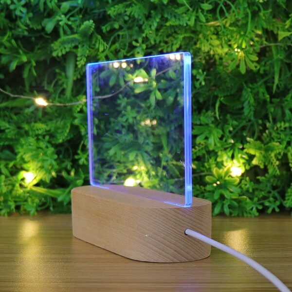 Acrylic Night Light Blank Svg - Etsy