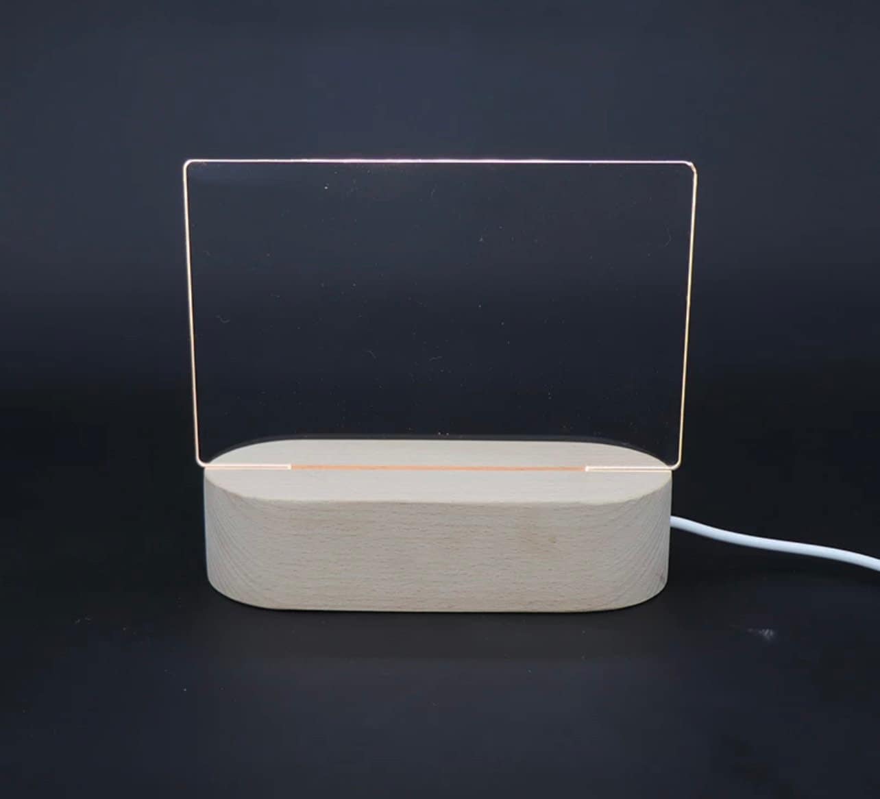 Blank Acrylic Nightlight Crafting Blank Warm Light | Etsy