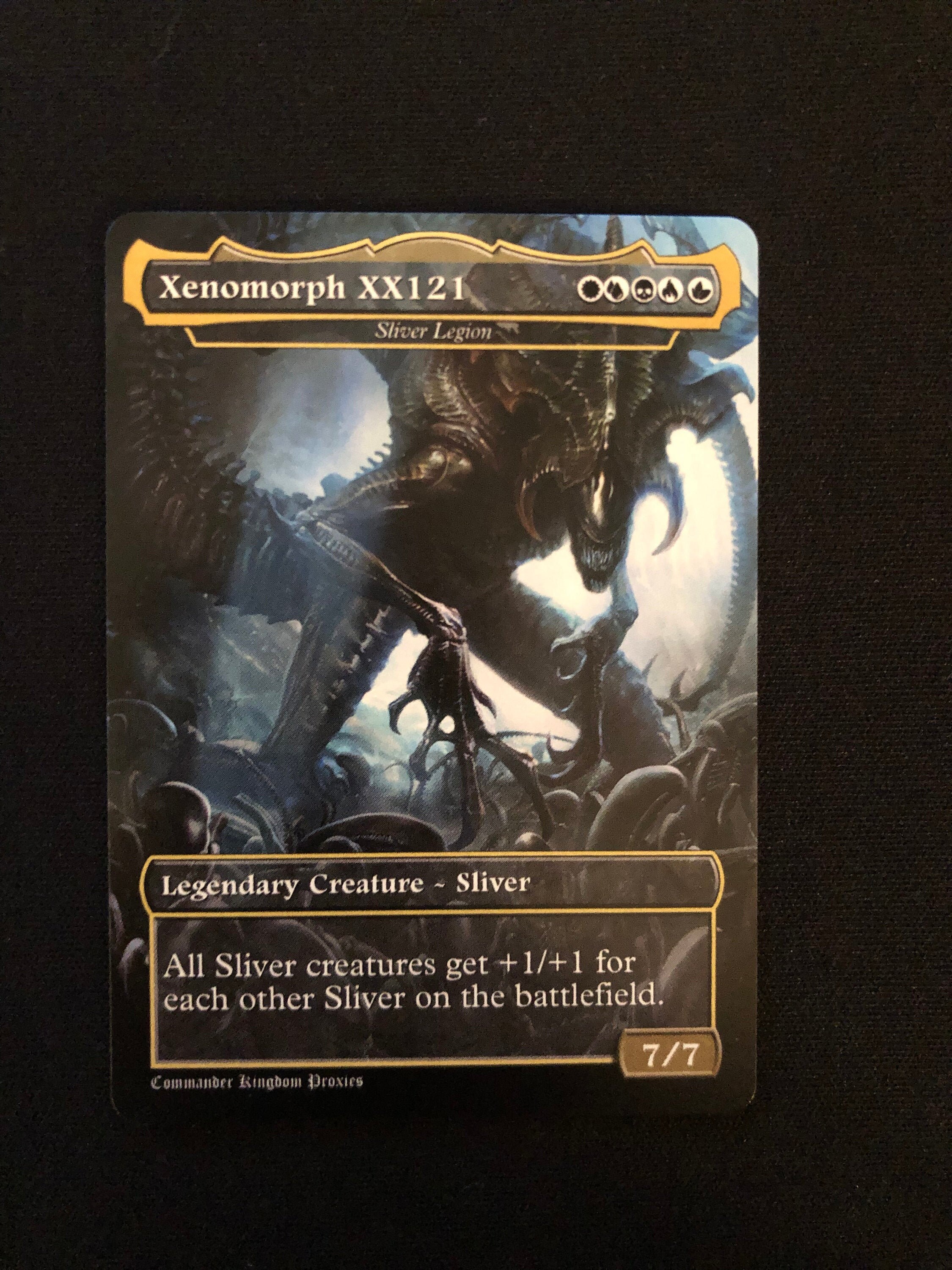 Xenomorph XX121 Sliver Legion mtg Proxy Card Custom Full Art | Etsy