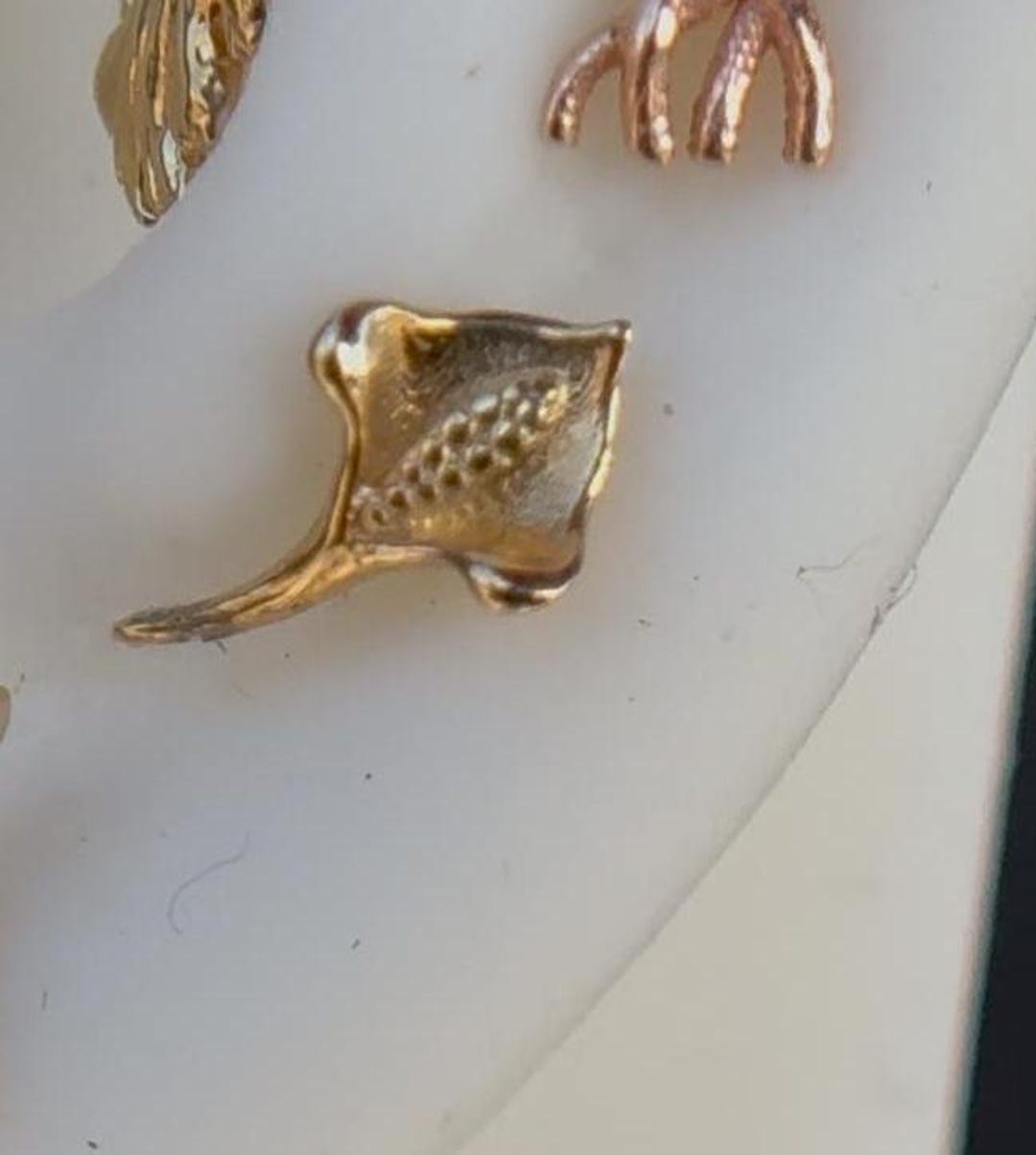 14K Solid Yellow, Rose, White Gold Calla Piercing, Body Jewelry, 25g ...