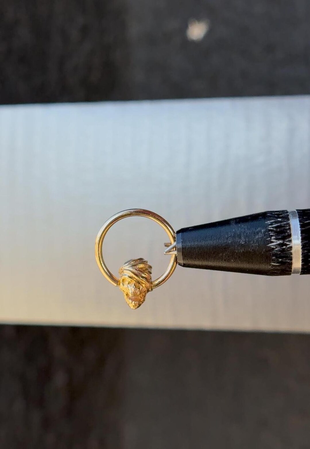 14K Solid Yellow, Rose, White Gold Mummy Ring, Body Jewelry, Seamless ...