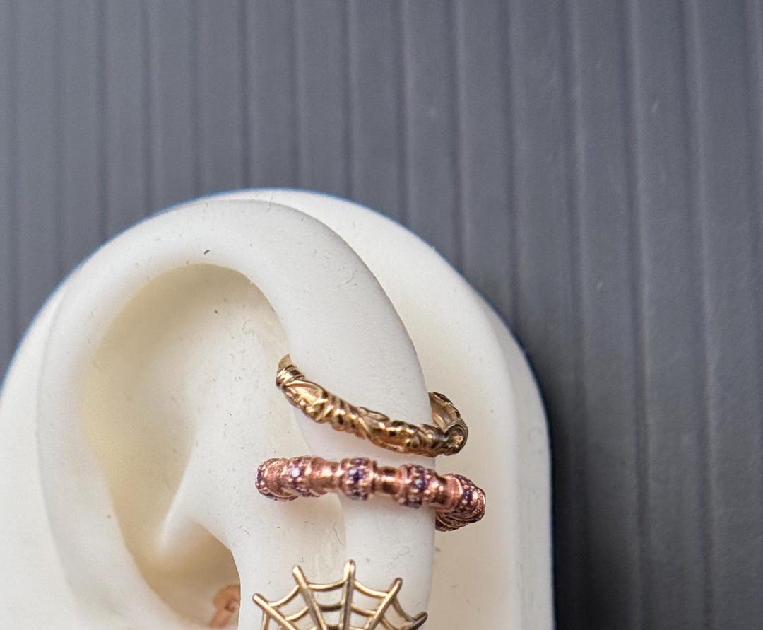 14K Solid Yellow, Rose, White Gold Sol Clicker, Body Jewelry - Etsy