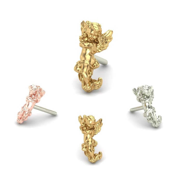 Gold Angel Pin - Etsy