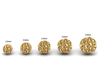 14K Solid Yellow, Rose, White Gold Gift Bow Piercing, Body Jewelry, 25g ...