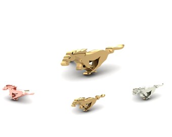 14K Solid Yellow, Rose, White Gold Snail Piercing, Body Jewelry, 25g ...