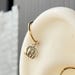 14K Solid Yellow, Rose, White Gold Pumpkin Charm Piercing, Body Jewelry ...