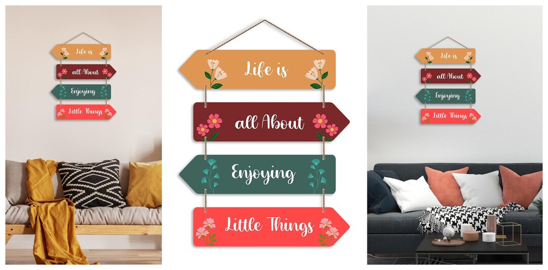 Motivational Quotes Decorative Wall Art MDF Wall Hanger for - Etsy