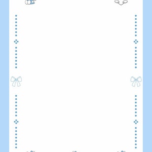 Blue HK Inspired Digital Printable Paper A4 | Instant Download | Lined ...