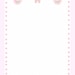 Pink Bow HK Inspired Digital Printable Paper A4 | Instant Download ...