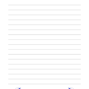 Printable Paper Bundle of 6 Lined Paper Digital Download & Print ...