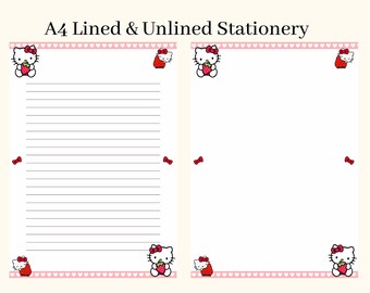 Cinnamon Digital Printable Paper A4 Instant Download Lined - Etsy