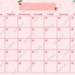Printable Planner | Strawberry | Monthly Calendar | Digital Planner ...