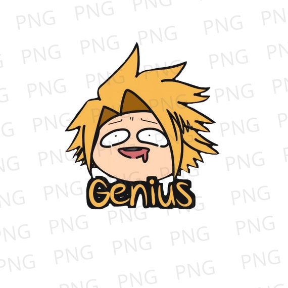 Denki Kaminari Chibi My Hero Academia Digital Download Gift | Etsy