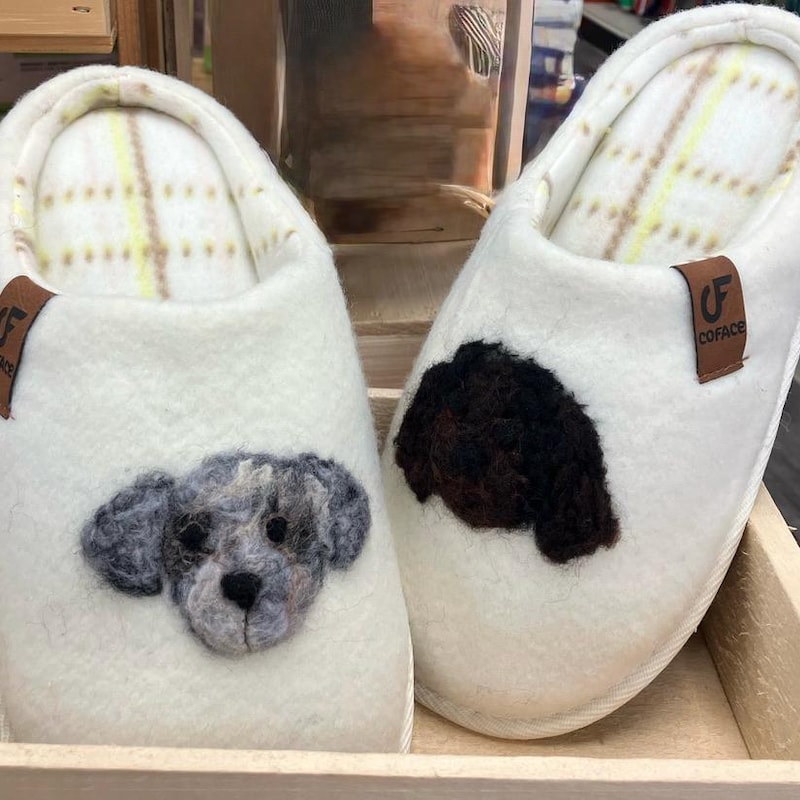Embroidered Slippers - Etsy