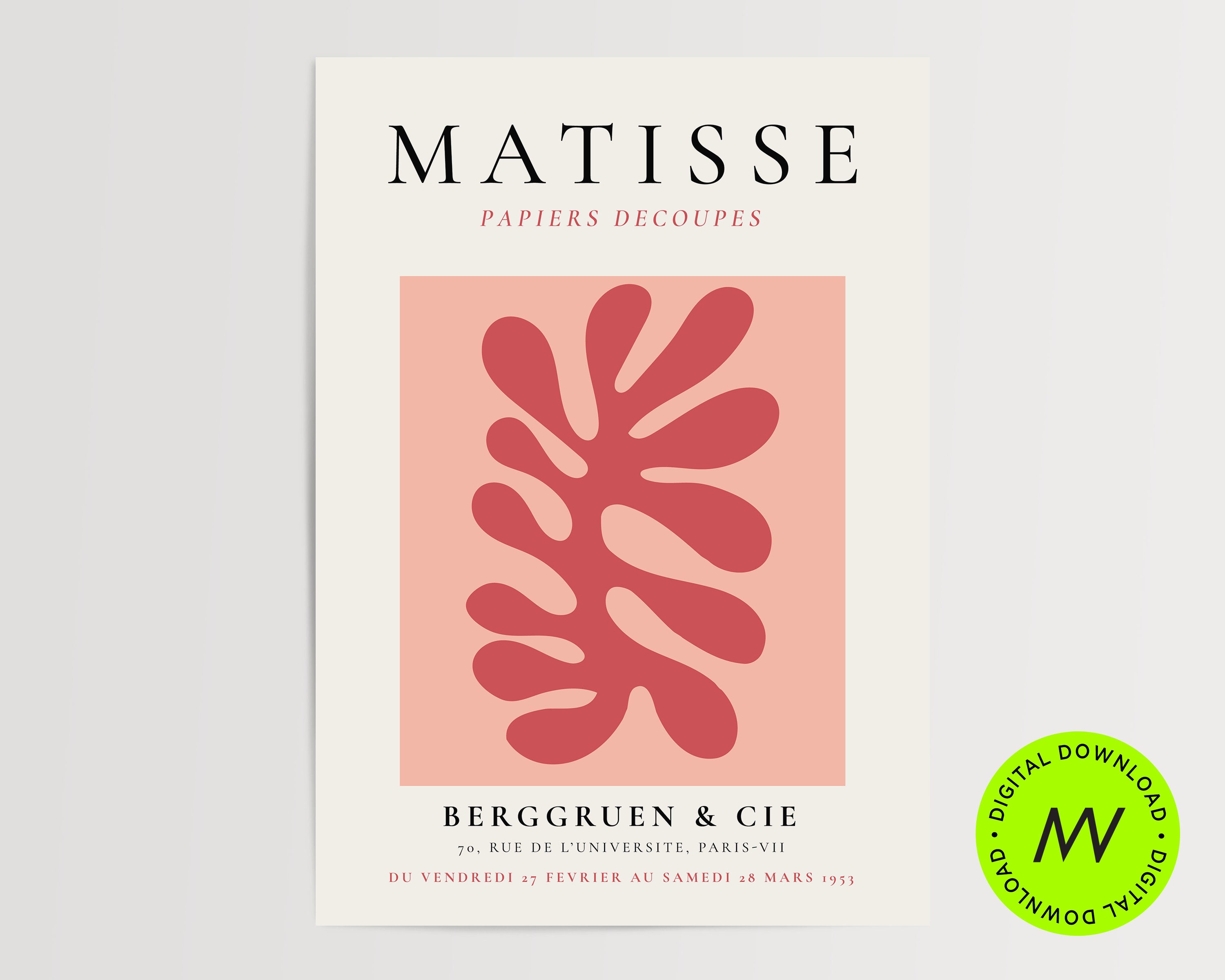 Henri Matisse - Cut Outs Package | Papiers Decoupes | Digital File ...